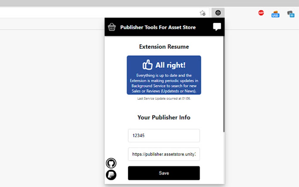 Publisher Tools For Asset Store Google Chrome 용 - 확장 프로그램 다운로드