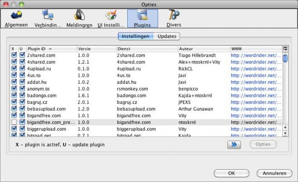 FreeRapid Downloader voor Mac - Download
