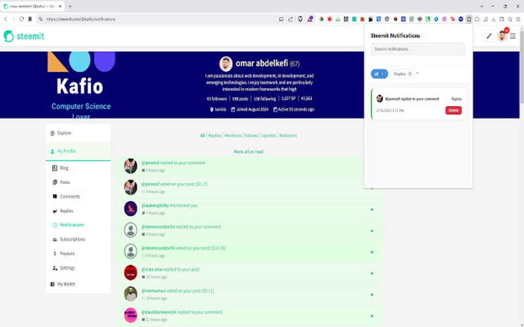 Steemit Notification Saver per Google Chrome - Estensione Download