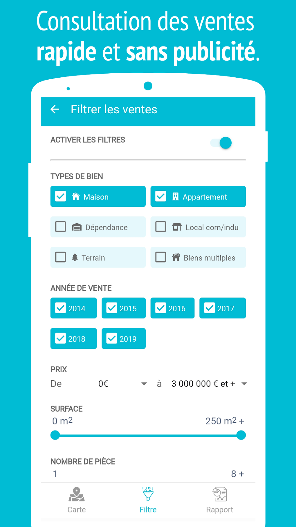 Prix Immo - Vente immobilière for Android - Download