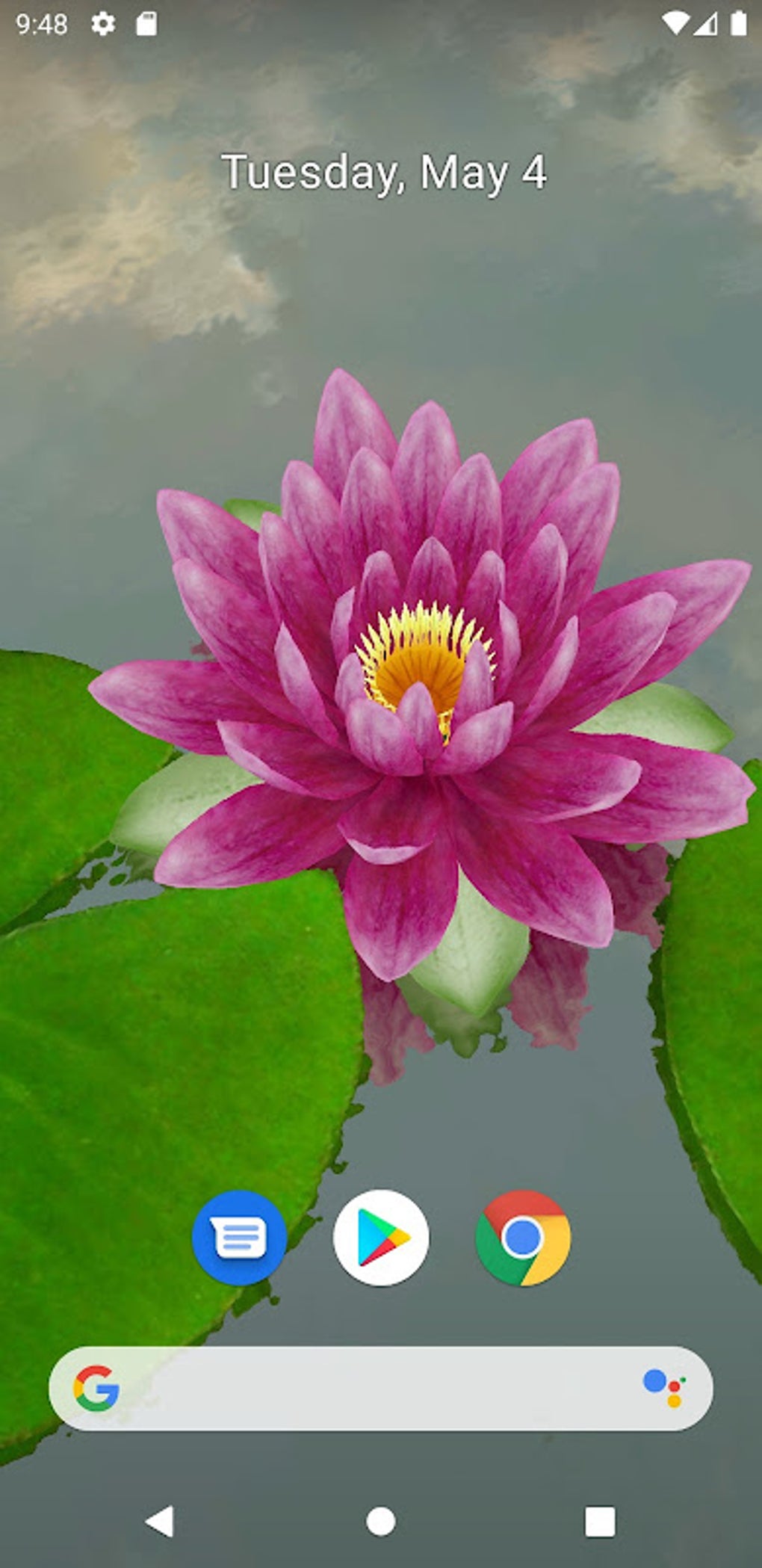 3D Lotus Pond Live Wallpaper APK for Android - Download
