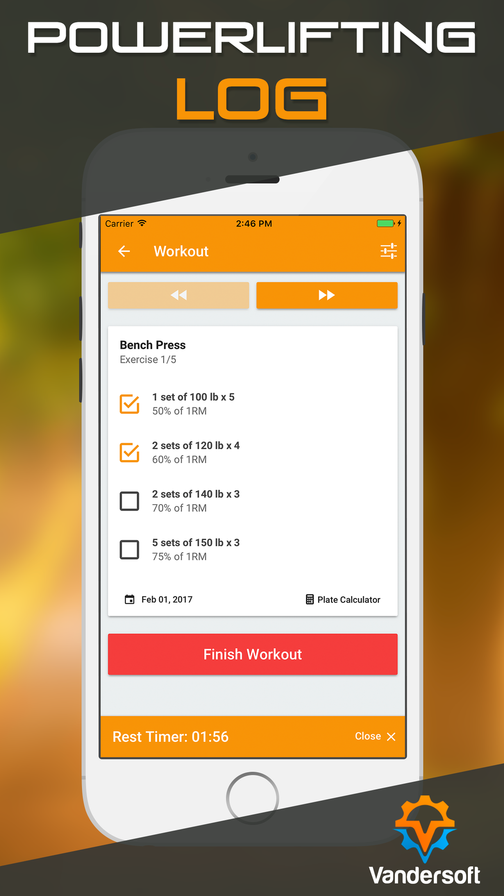 Sheiko Log - Weight Lifting Tracker for iPhone - Download