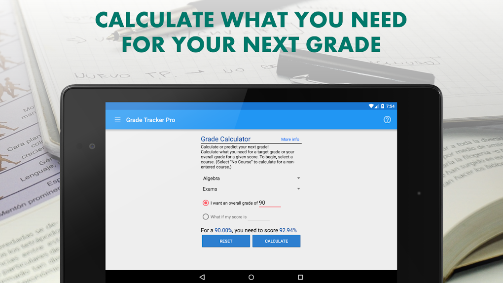 Grade Tracker Pro Free APK pour Android - Télécharger