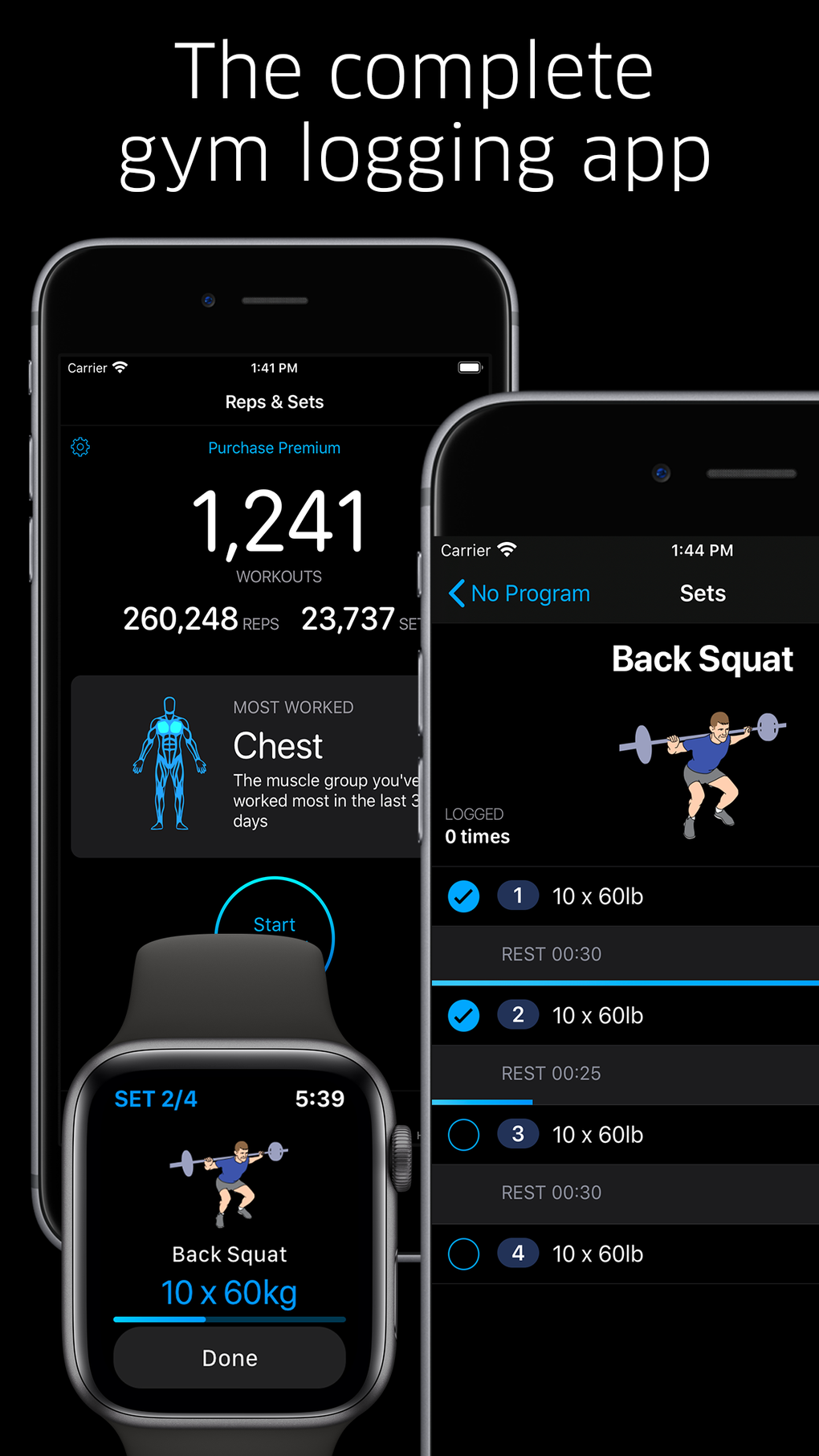 Reps and Sets para iPhone - Descargar