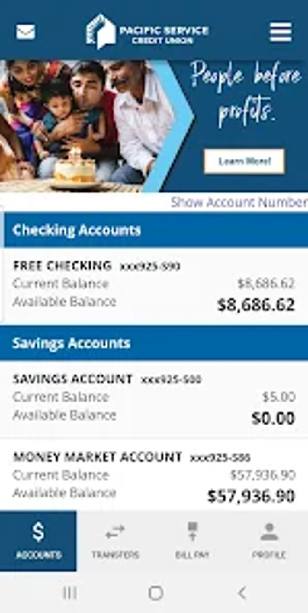 Pacific Service CU Mobile for Android - Download