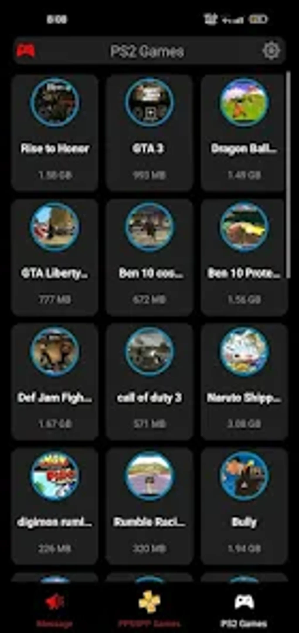 PSP PS2 Games para Android - Descargar