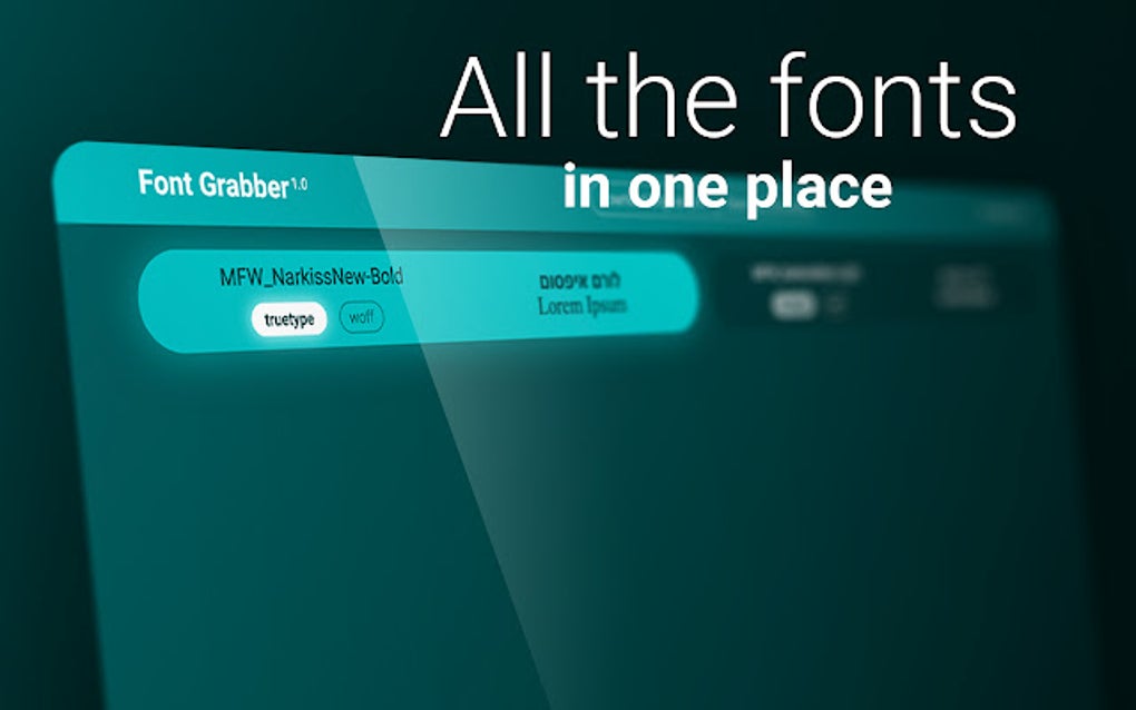 Font Grabber for Google Chrome - Extension Download