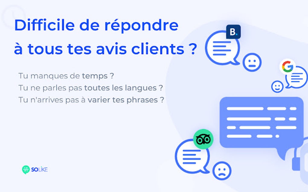 SoLike - Réponses aux avis clients for Google Chrome - Extension Download