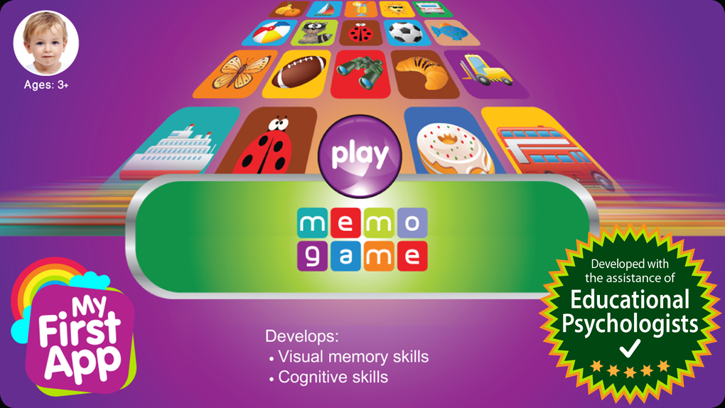 Adhd memory cards therapy game para iPhone - Descargar