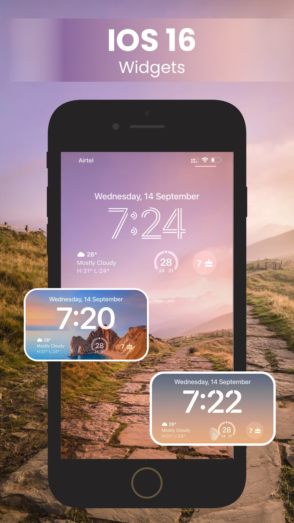 IPhone I in Lock Screen LockWidgets 16 ndir