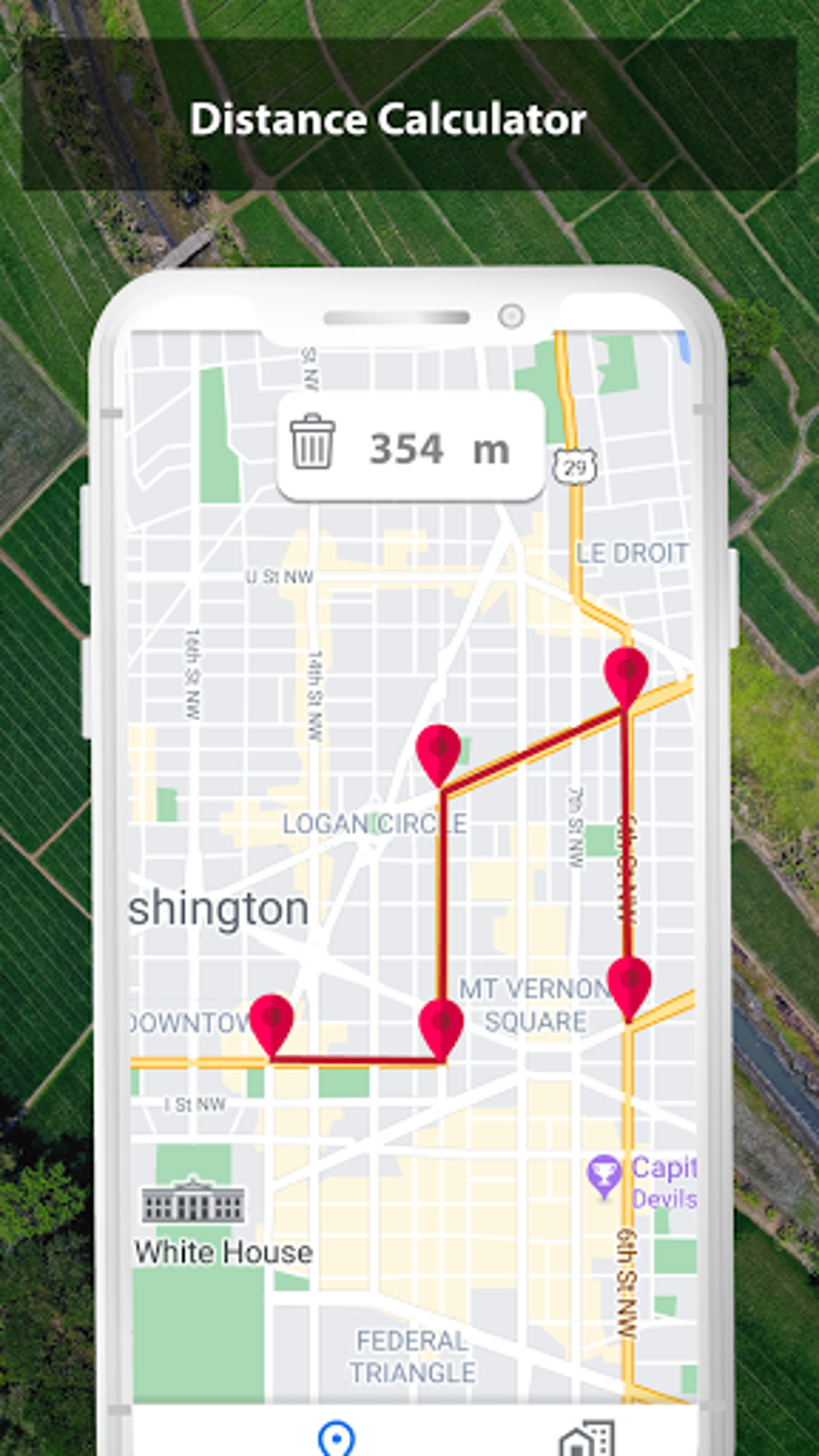 GPS Fields Area and Distance Measure for Android - Download