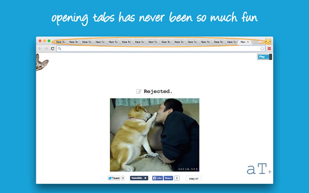 animatedTabs - a new gif on every new tab. Google Chrome 용 - 확장 프로그램 다운로드