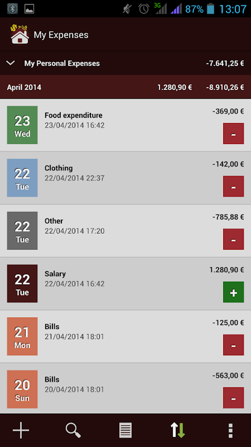 Expense Manager APK para Android - Descargar