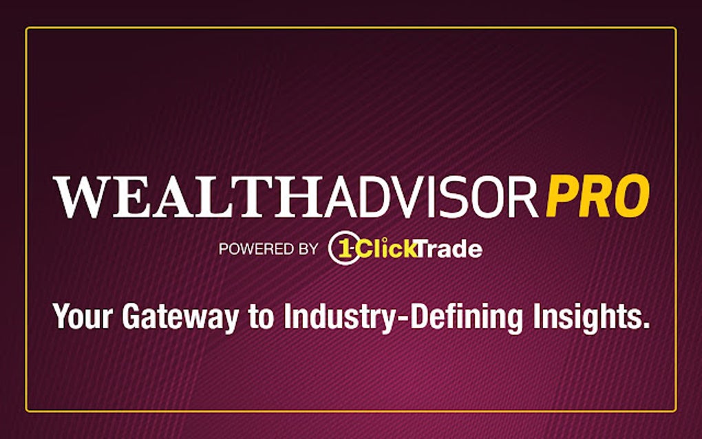 Wealth Advisor Pro Module para Google Chrome - Extensión Descargar