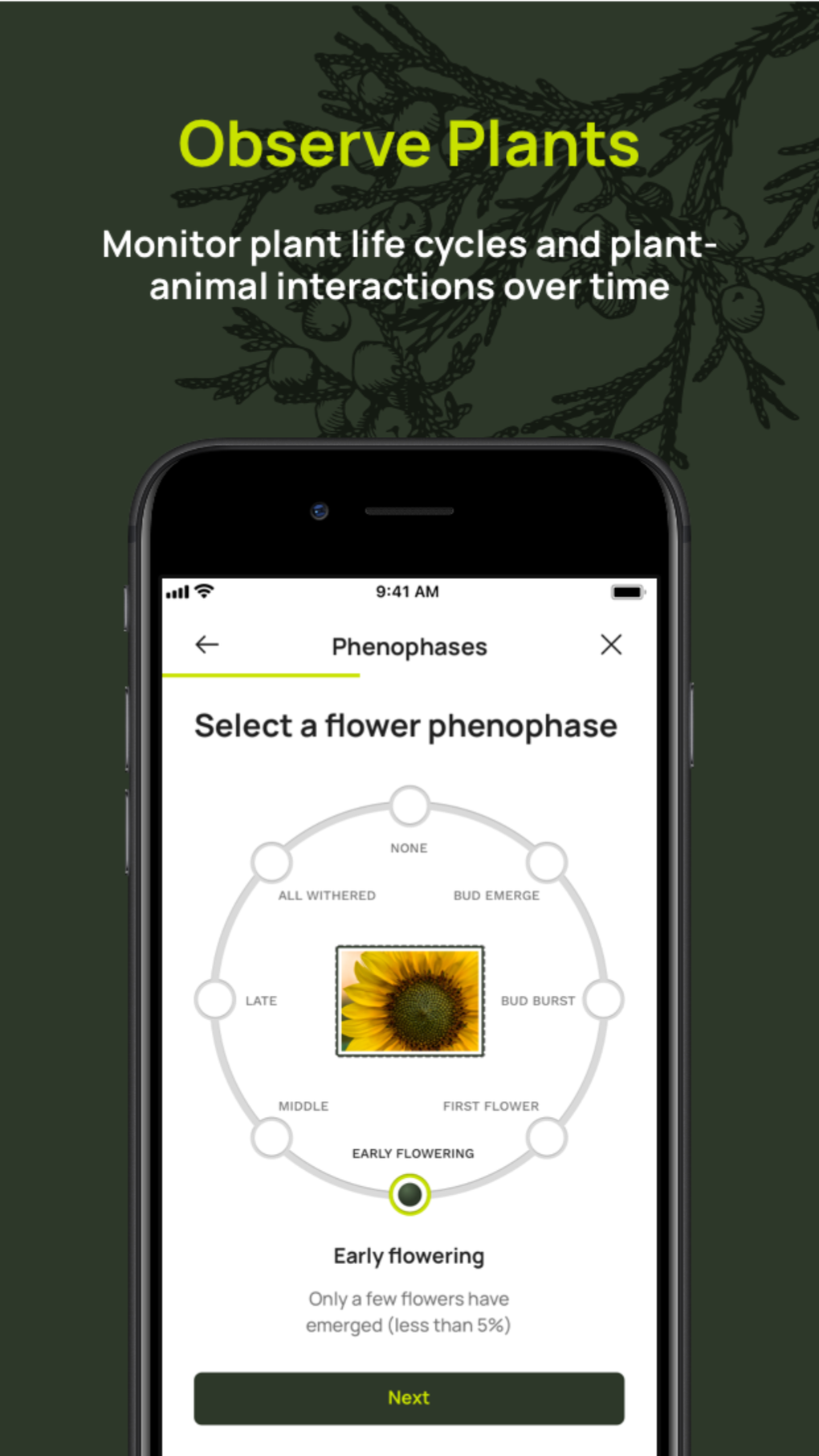 Budburst para iPhone - Descargar