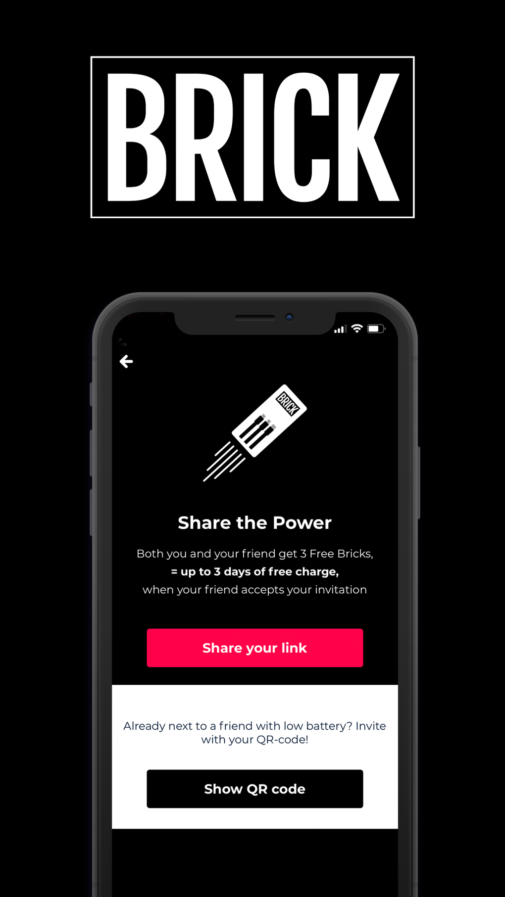 Brick Powerbank sharing para iPhone - Descargar