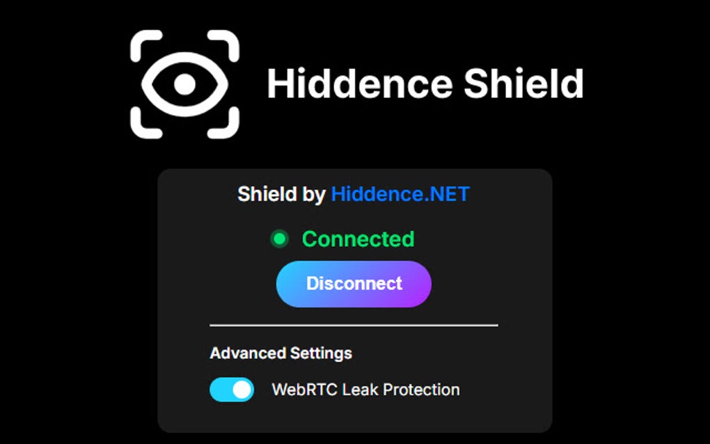 Hiddence Shield pour Google Chrome - Extension Télécharger