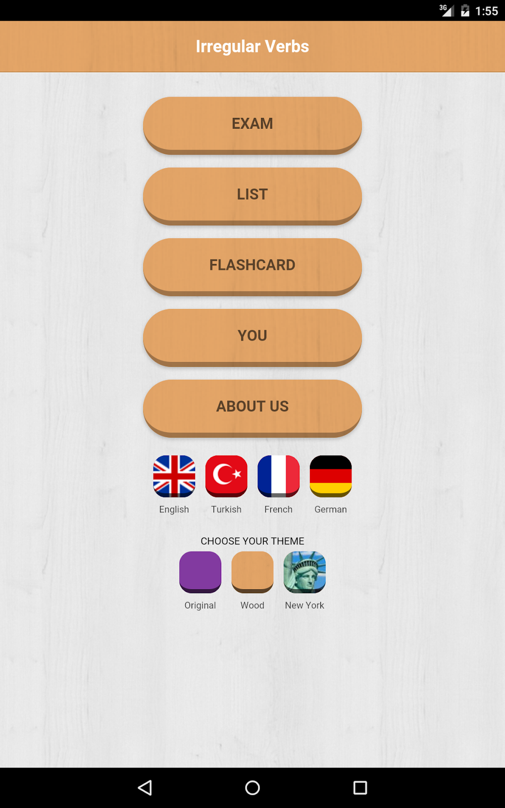 English Irregular Verbs for Android - Download