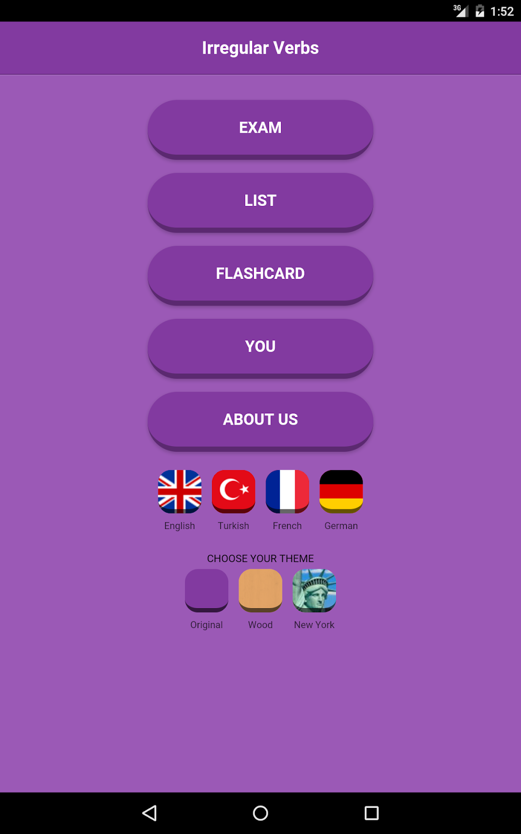 English Irregular Verbs para Android - Descargar