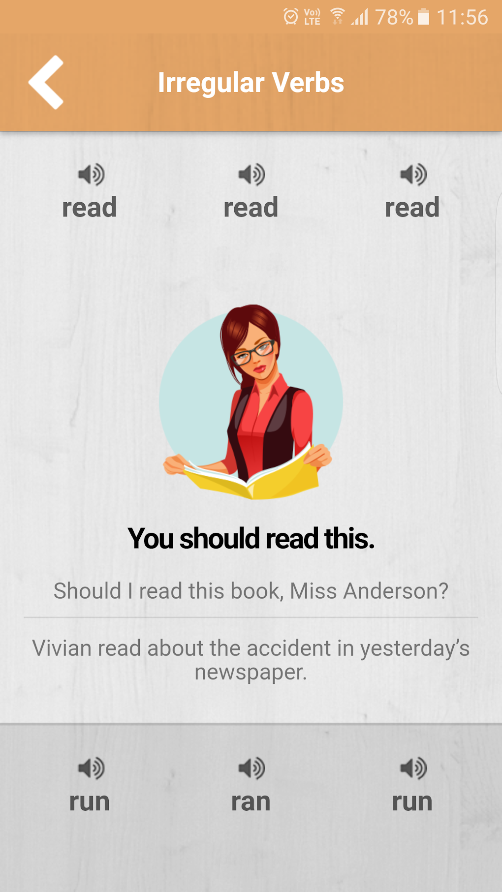 English Irregular Verbs for Android - Download