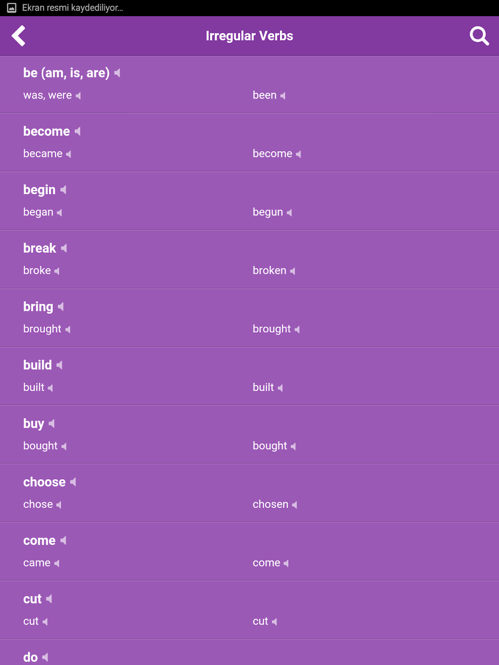 Android için English Irregular Verbs - İndir