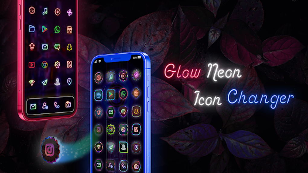 Glow Neon Icon Changer for Android - Download