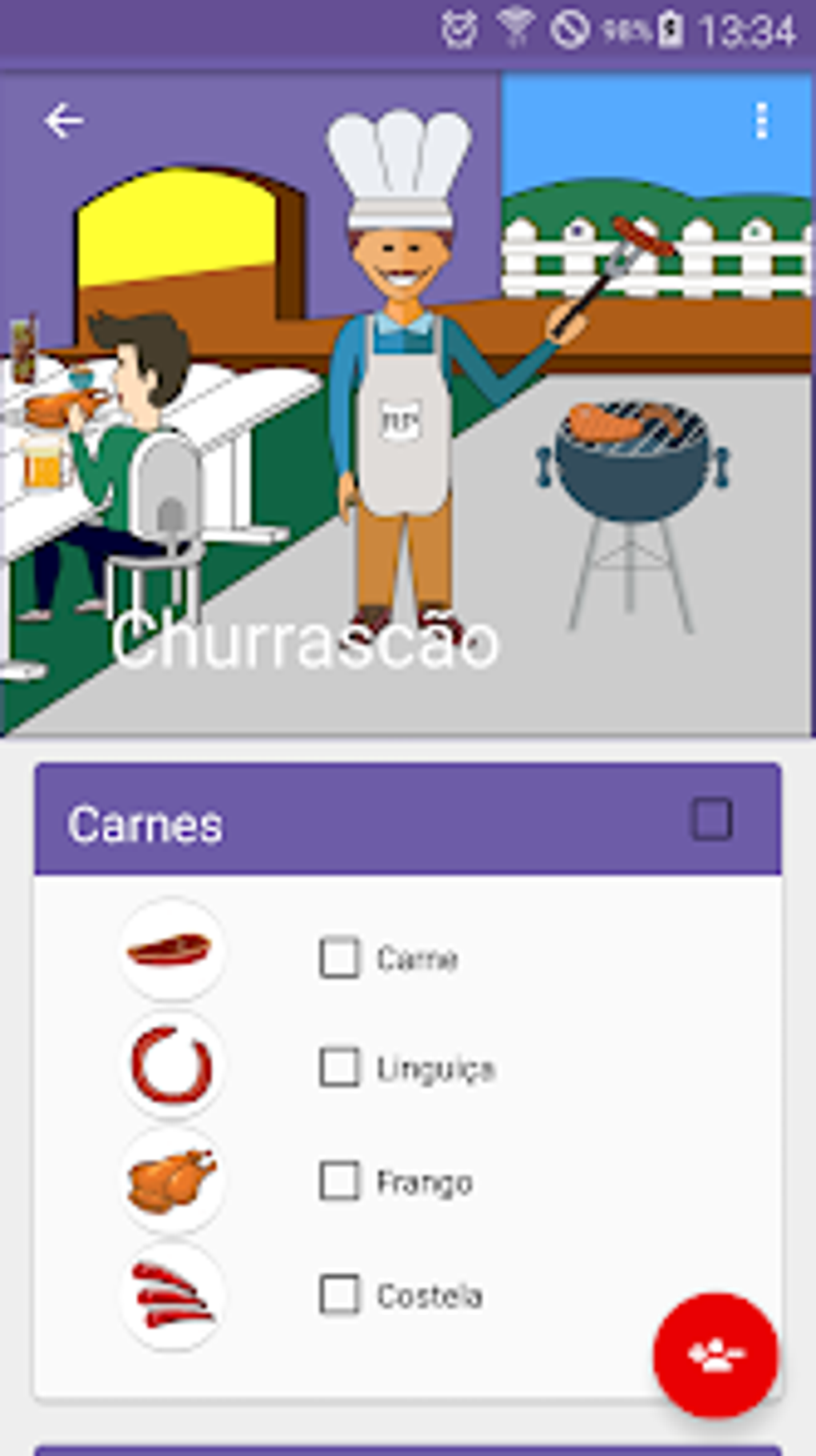 Churrascão - Cálculo Churrasco para Android - Download