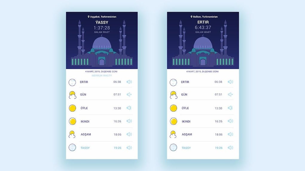 Namaz wagty tm for Android - Download