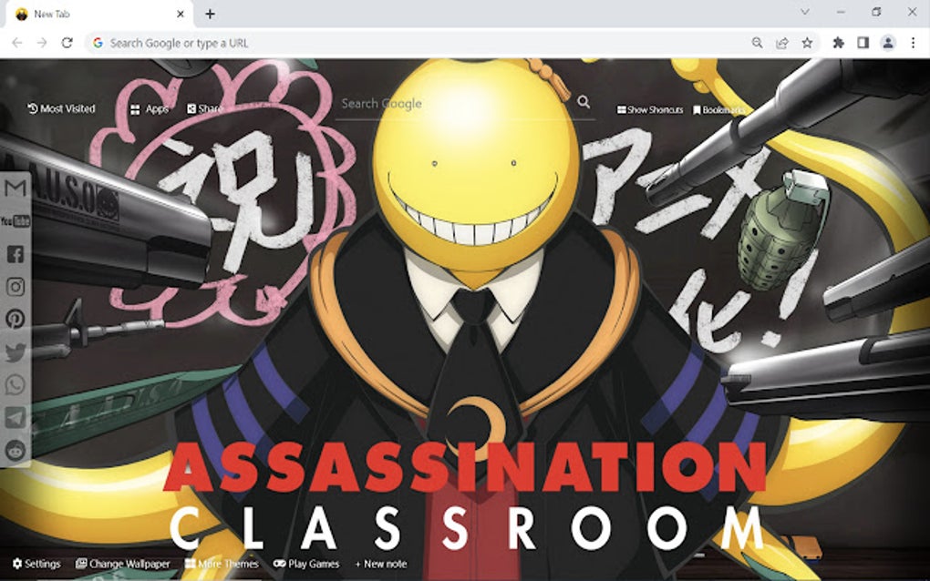 Assassination Classroom Wallpaper for Google Chrome - Extension Download