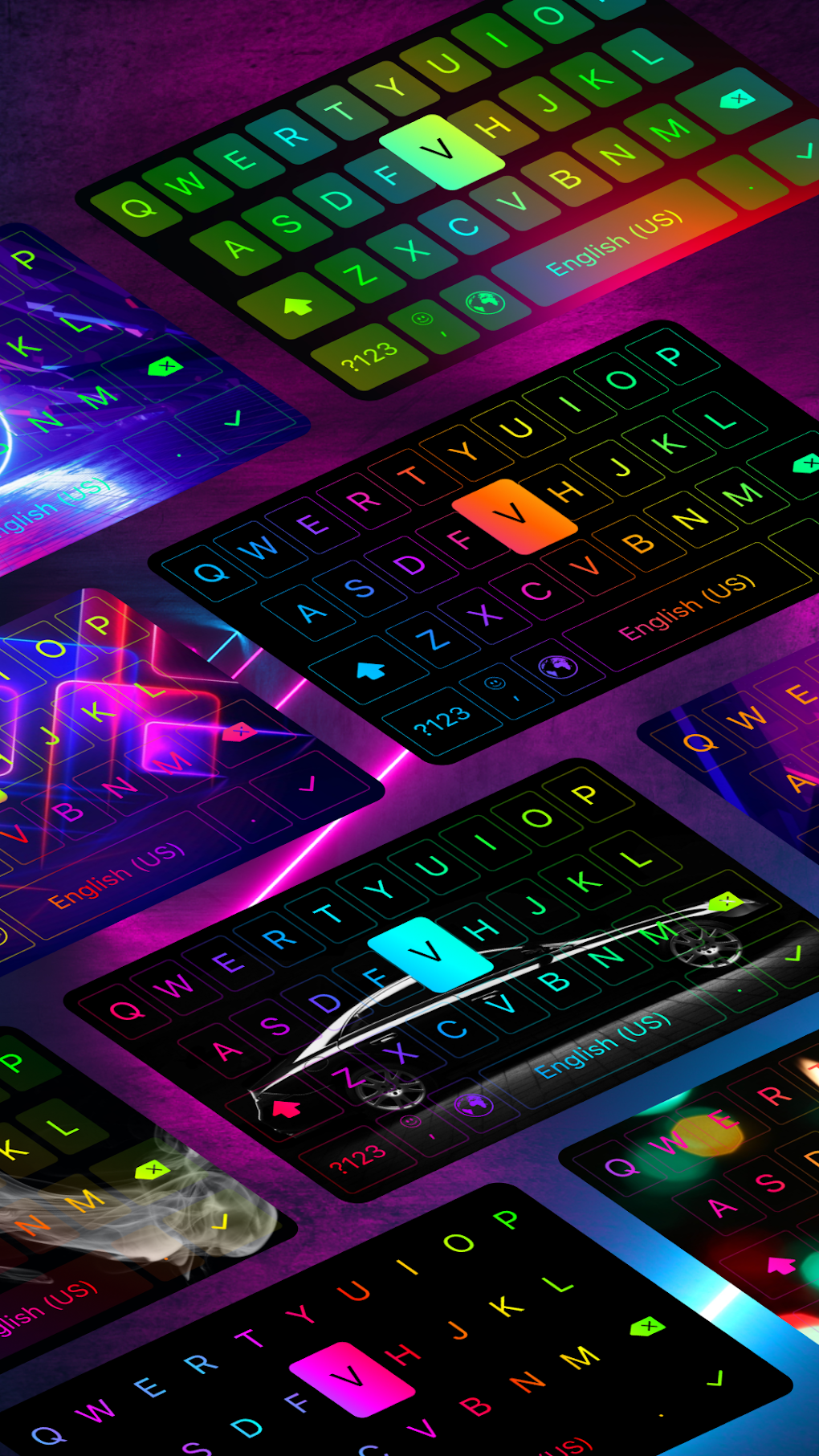 Android için LED Keyboard: Emoji Fonts APK - İndir