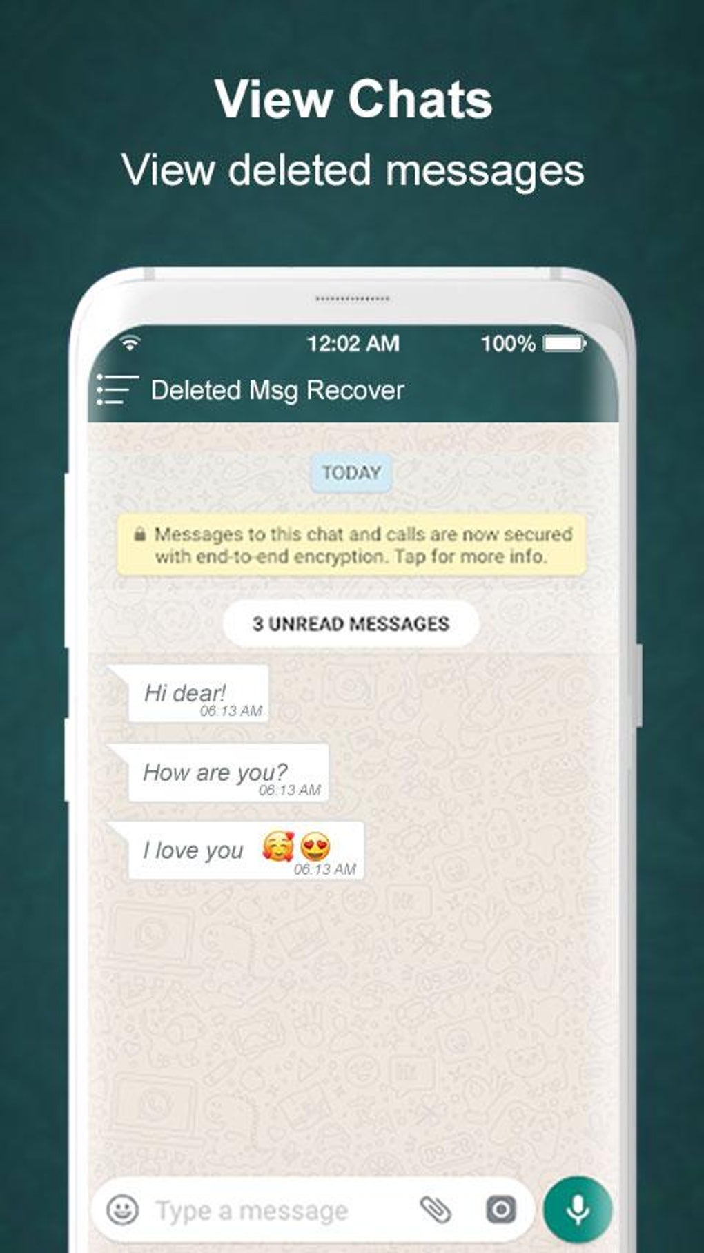 View deleted message for Android - Download