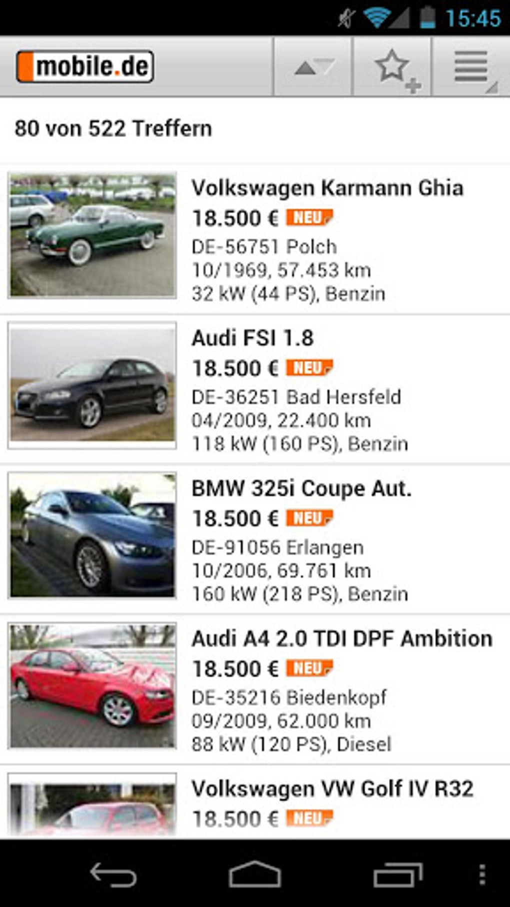 Mobile de Germanys Largest Car Market F r Android Download Mobile de Germanys Largest Car Market F r Android Download