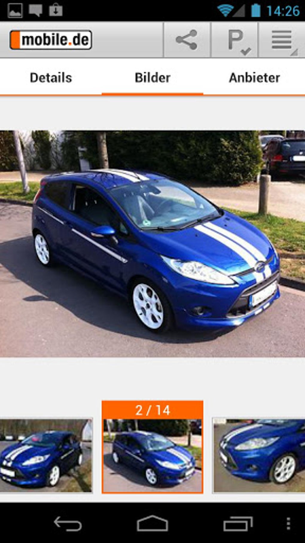 mobile.de Germanys largest car market für Android - Download