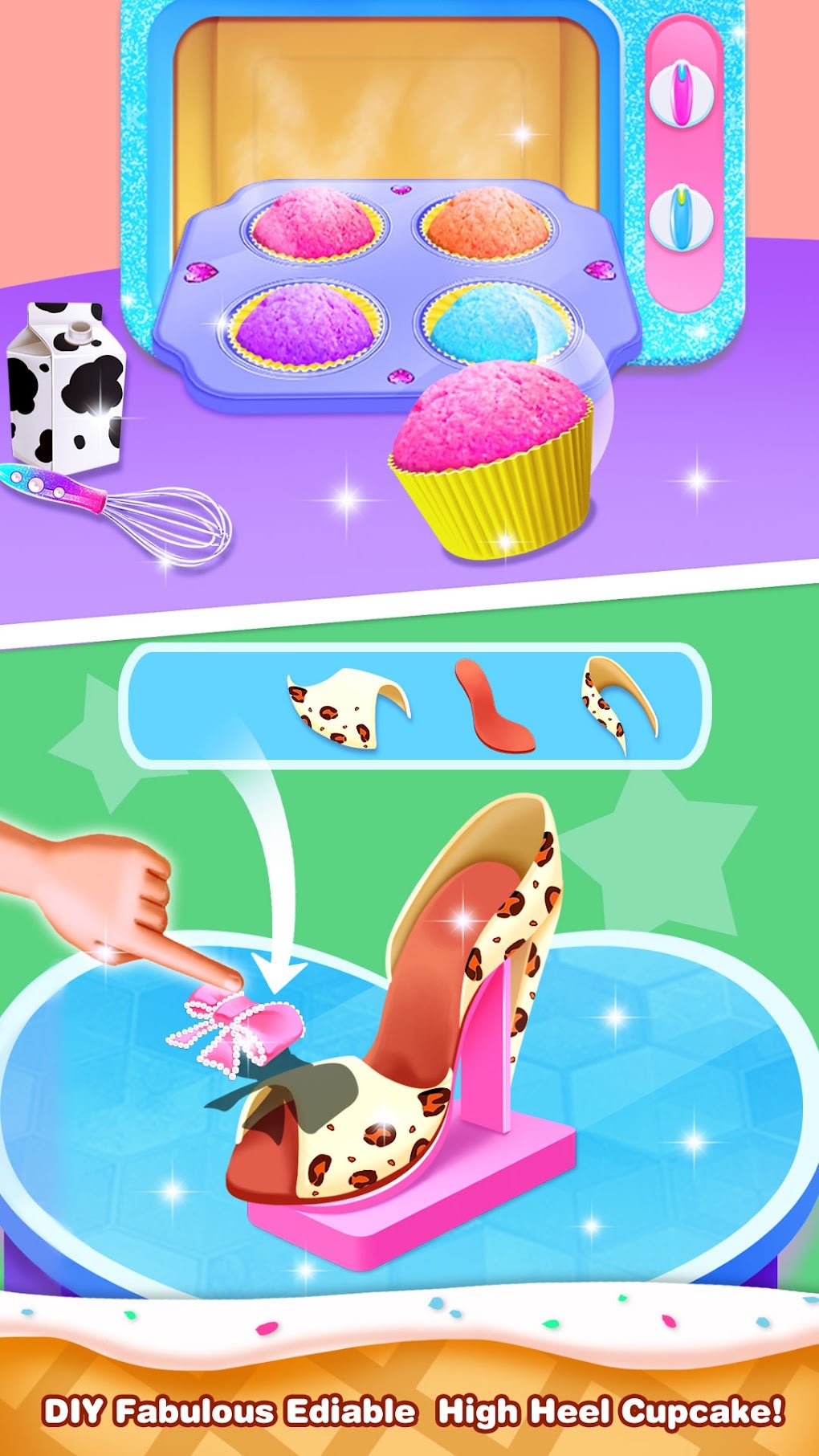 Edible Makeup Kit CupcakeGirls Sweet Cake Bakery for Android - Download