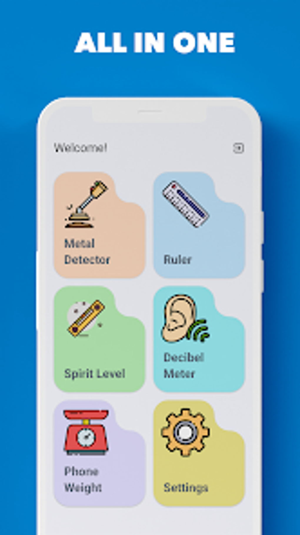 Android 용 Metal Detector Ruler Decibel - 다운로드