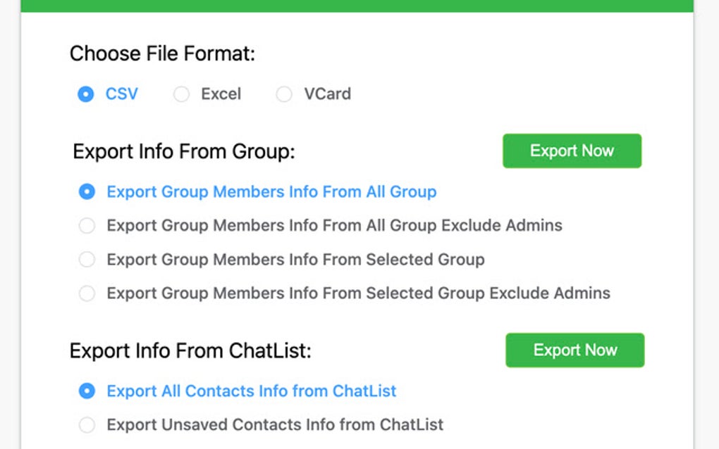 Backup WA Chats for Google Chrome - Extension Download