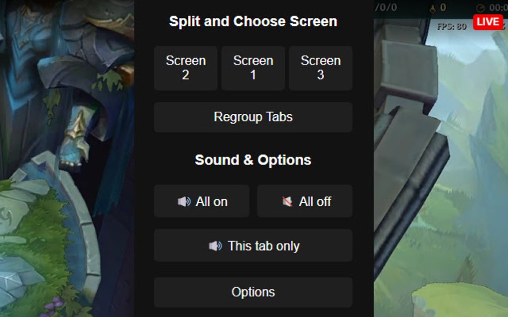 Split and Mute for tabs stream for Google Chrome - Extension Download