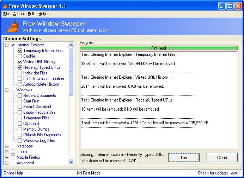 Free Window Sweeper - Download