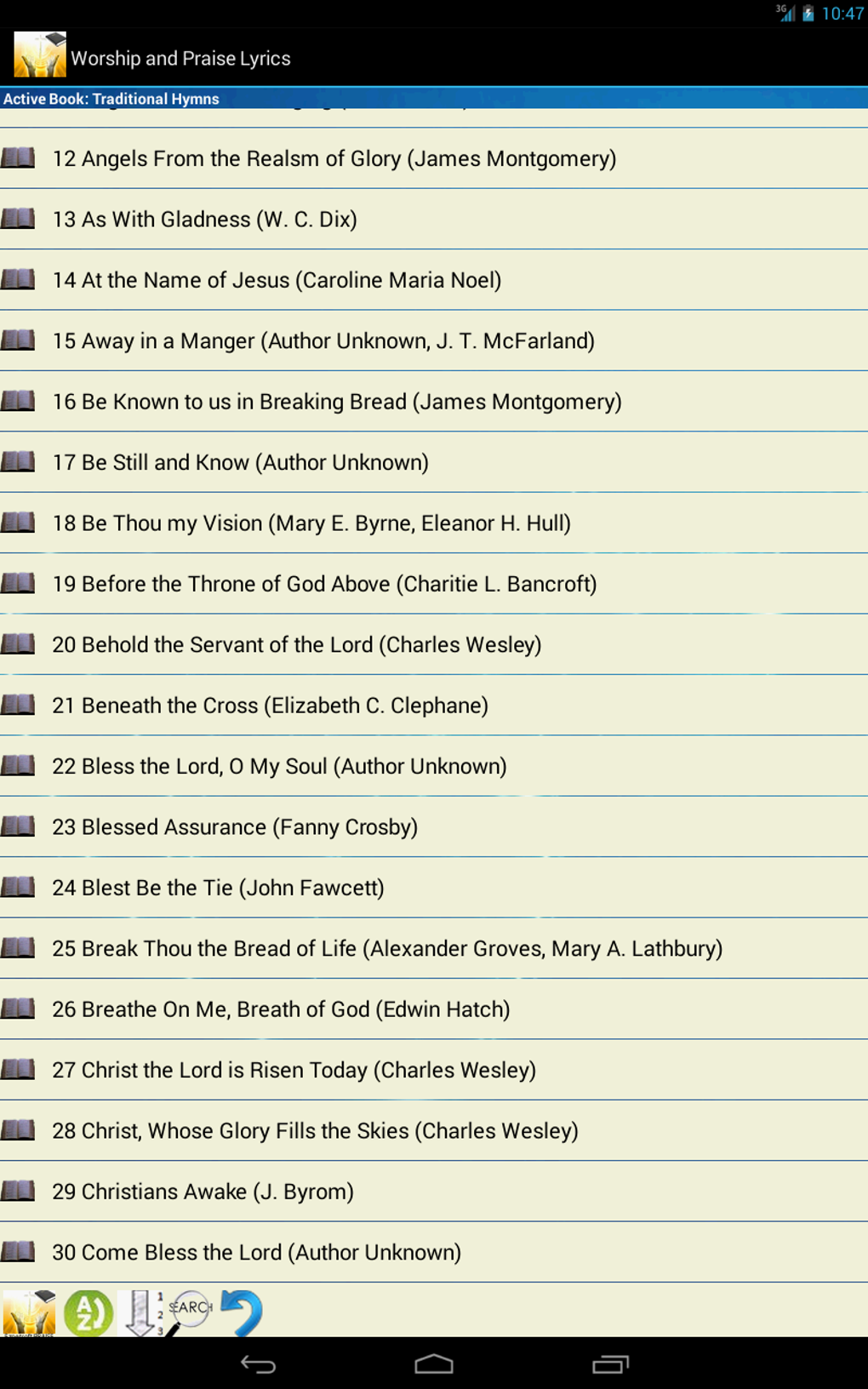 Worship and Praise Lyrics for Android - Download