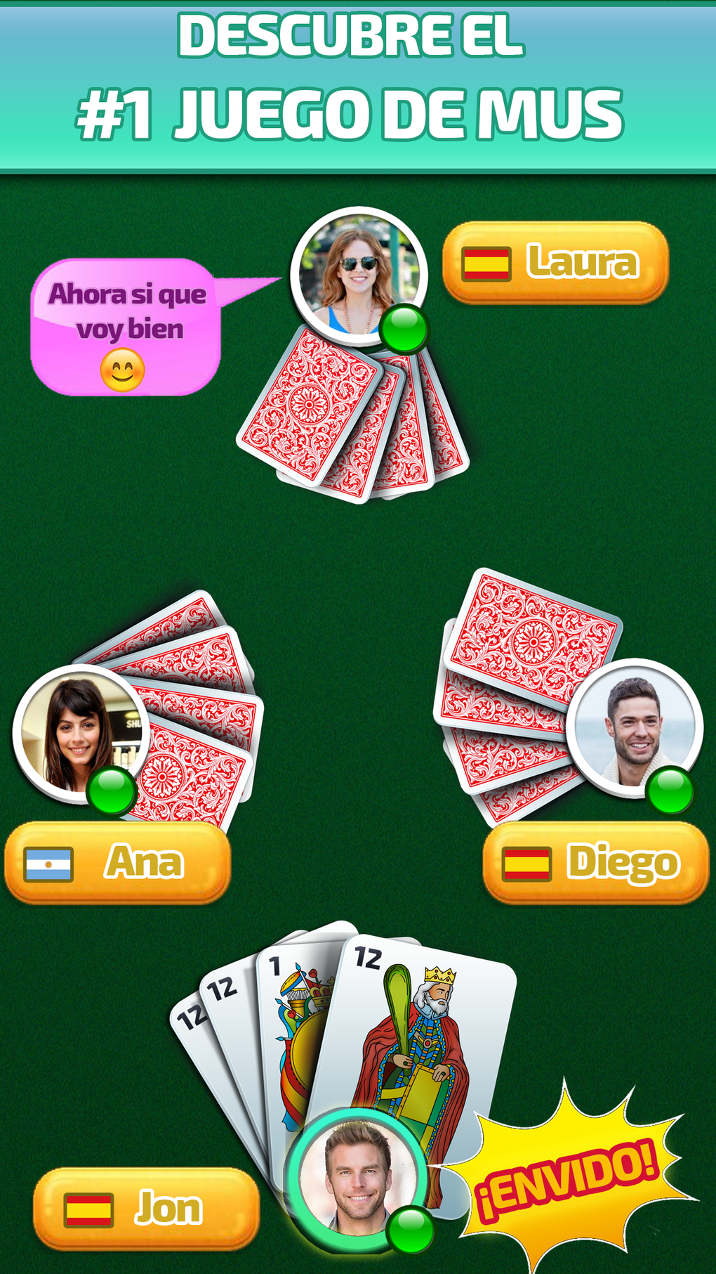 Mus Maestro Juego mus cartas for iPhone - Download