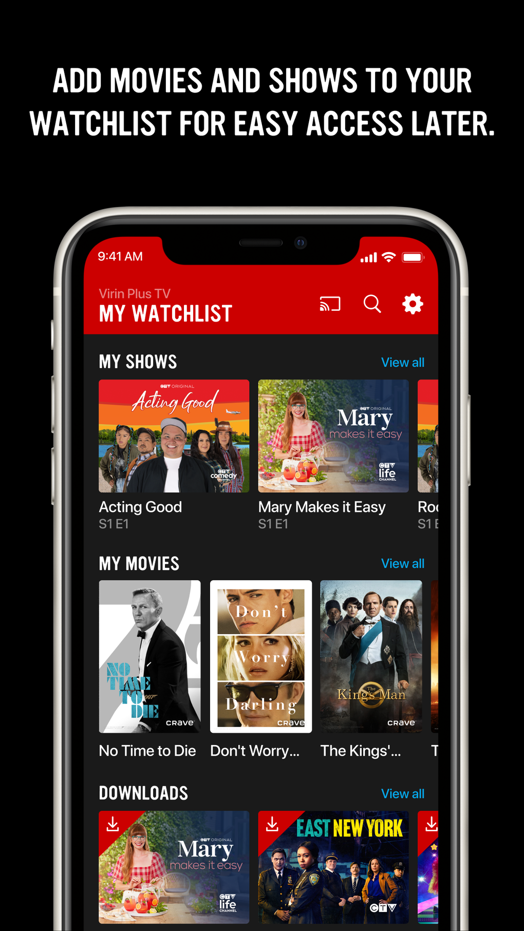 Virgin Plus TV for iPhone - Download