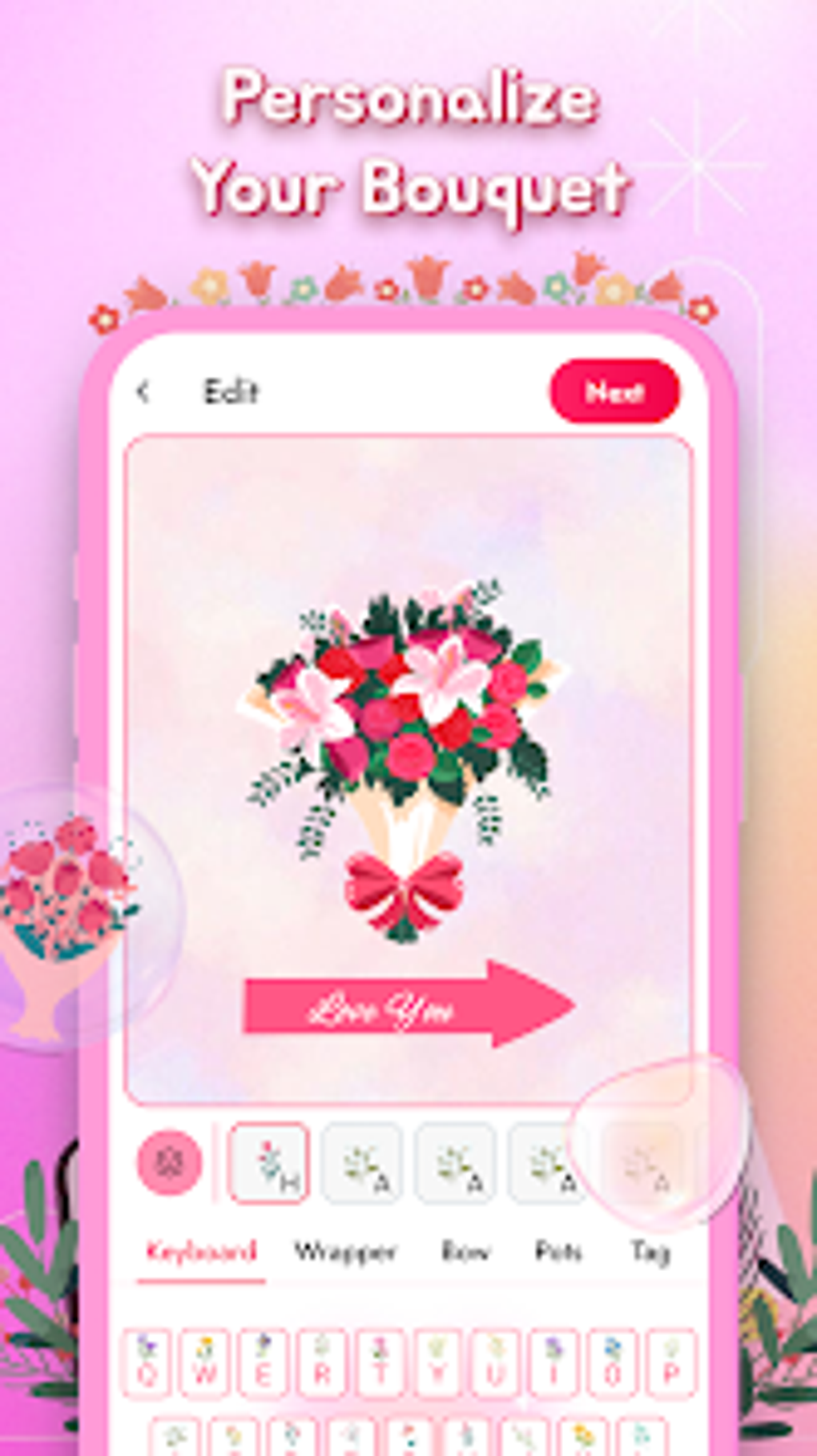 DIY Flower Language Keyboard pour Android - Télécharger