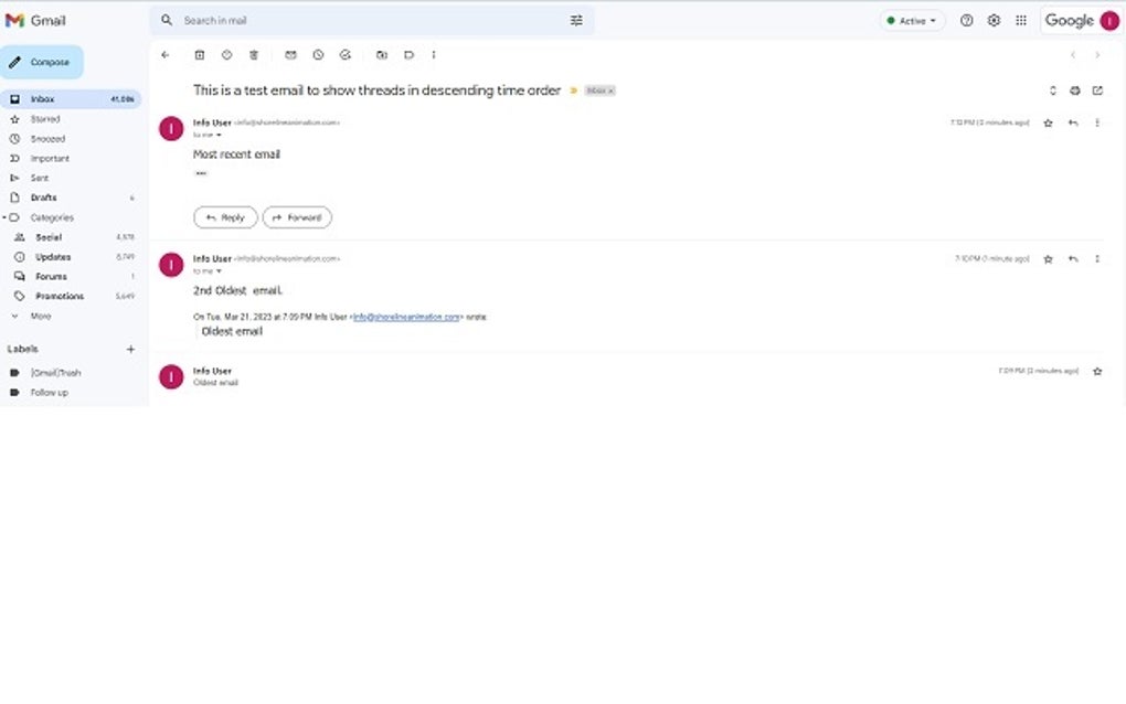 Gmail Conversation Thread Reversal for Google Chrome - Extension Download