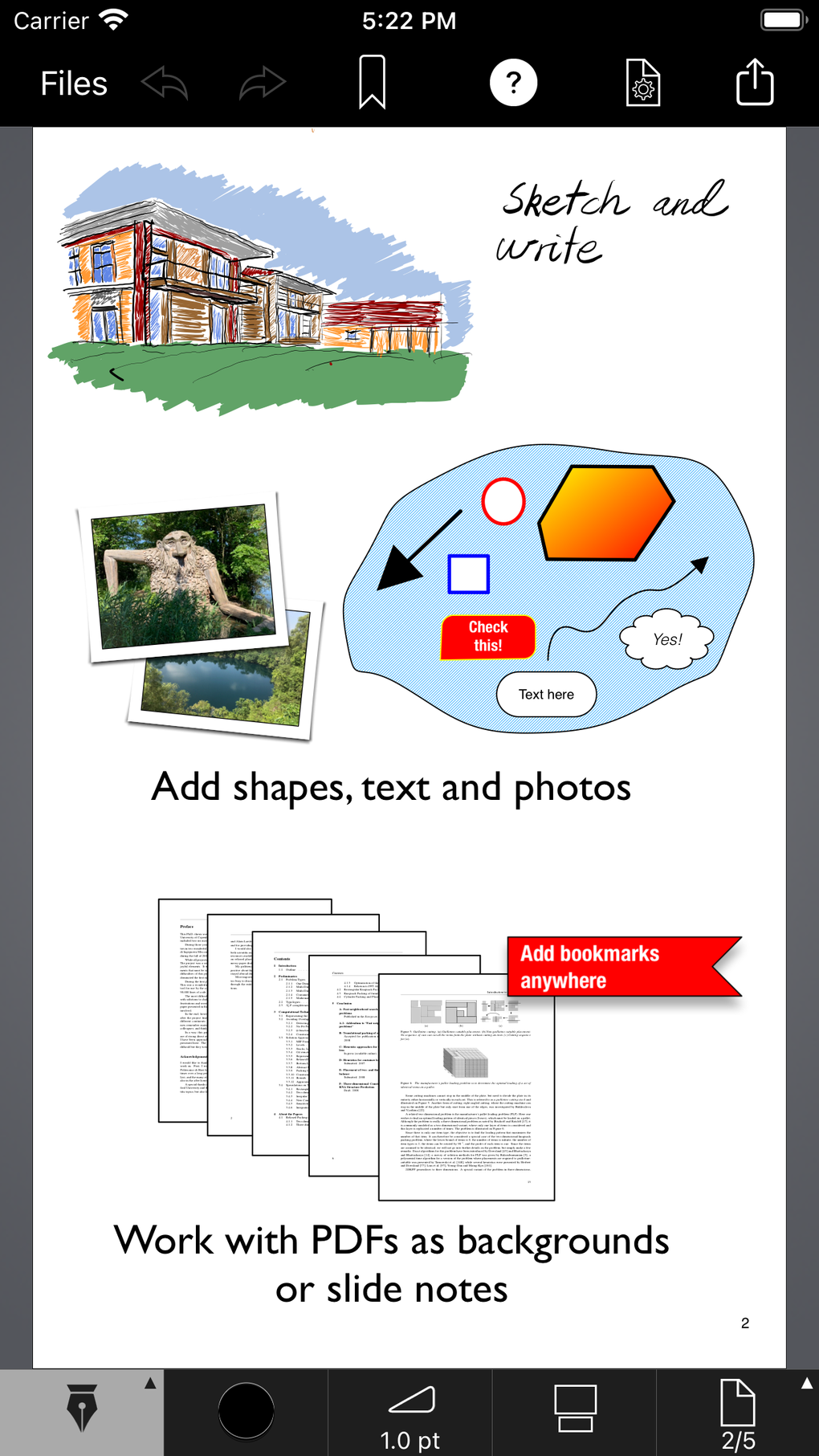 Pen and Paper para iPhone - Descargar
