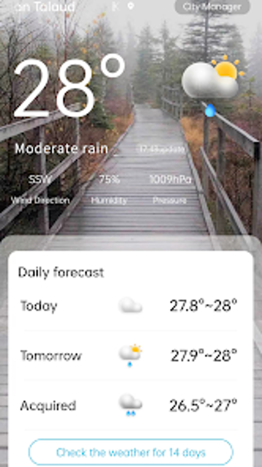Real Time Weather para Android - Descargar