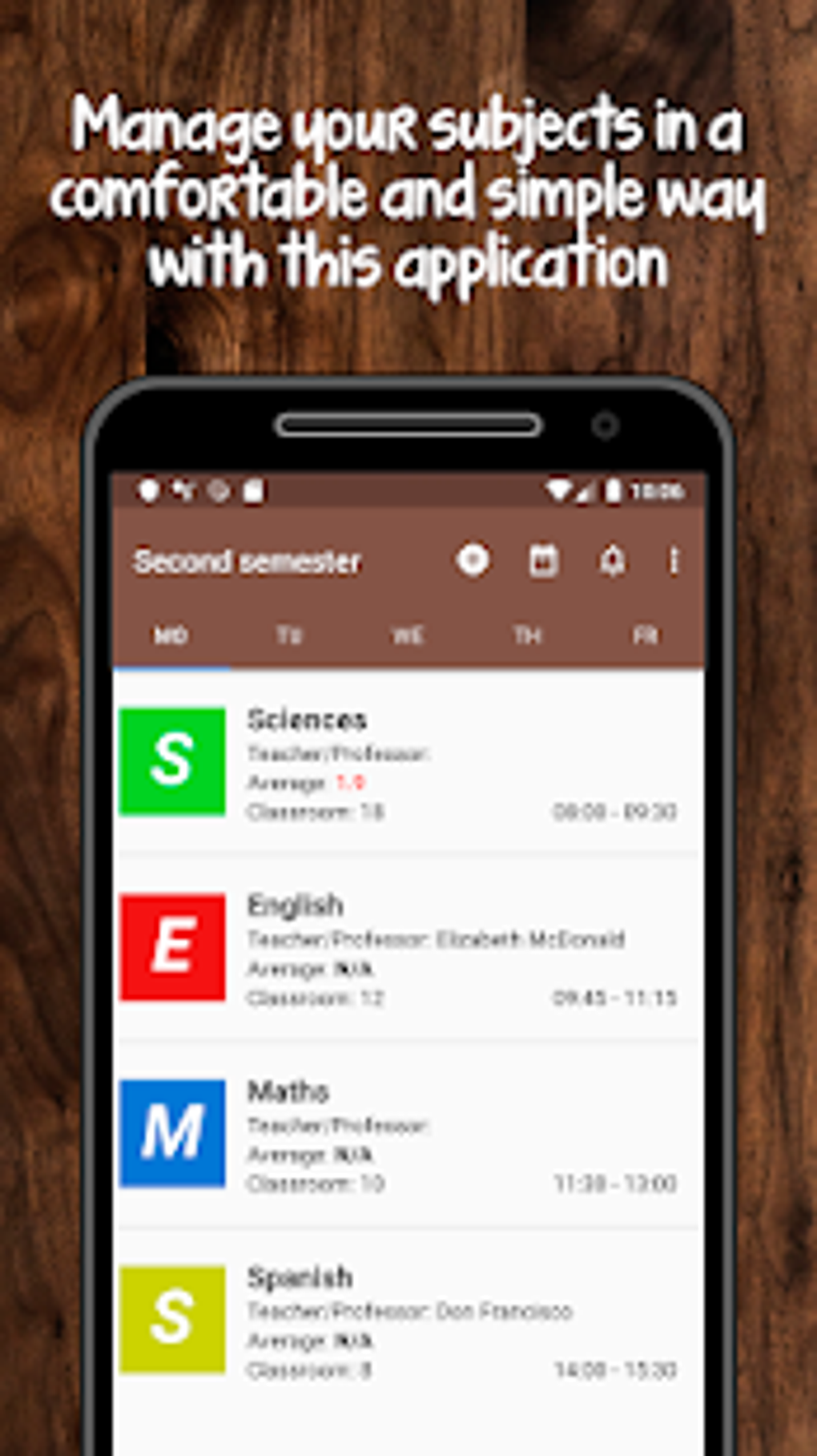 Class Schedule for Android - Download