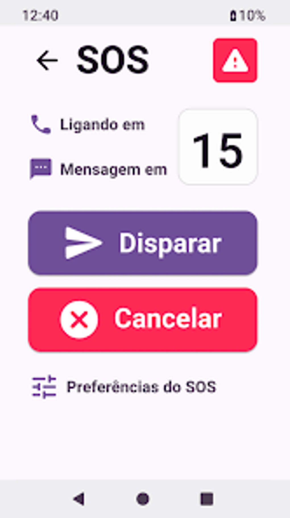 SOS CONECTA - Função SOS para for Android - Download