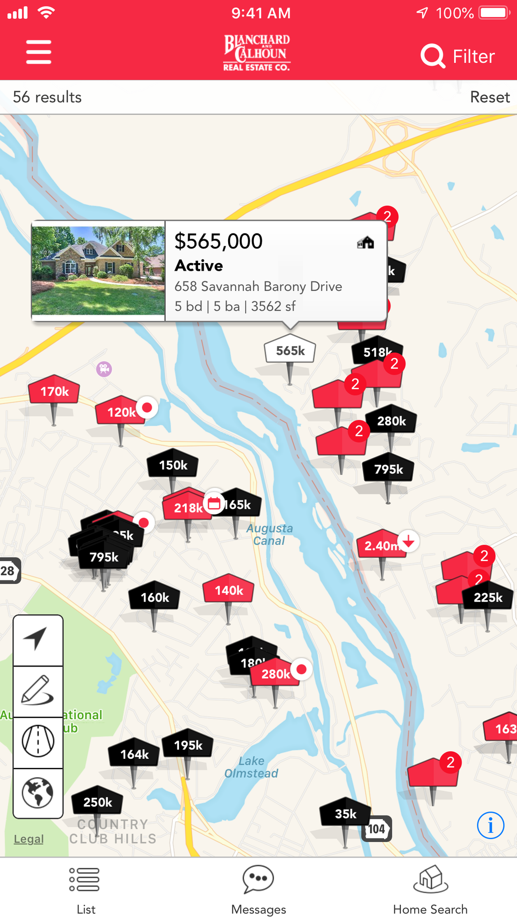 Blanchard Calhoun Homes for iPhone - Download