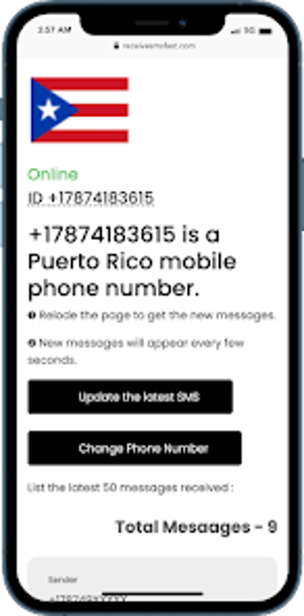 Android 용 Receive SMS Online Fast - 다운로드