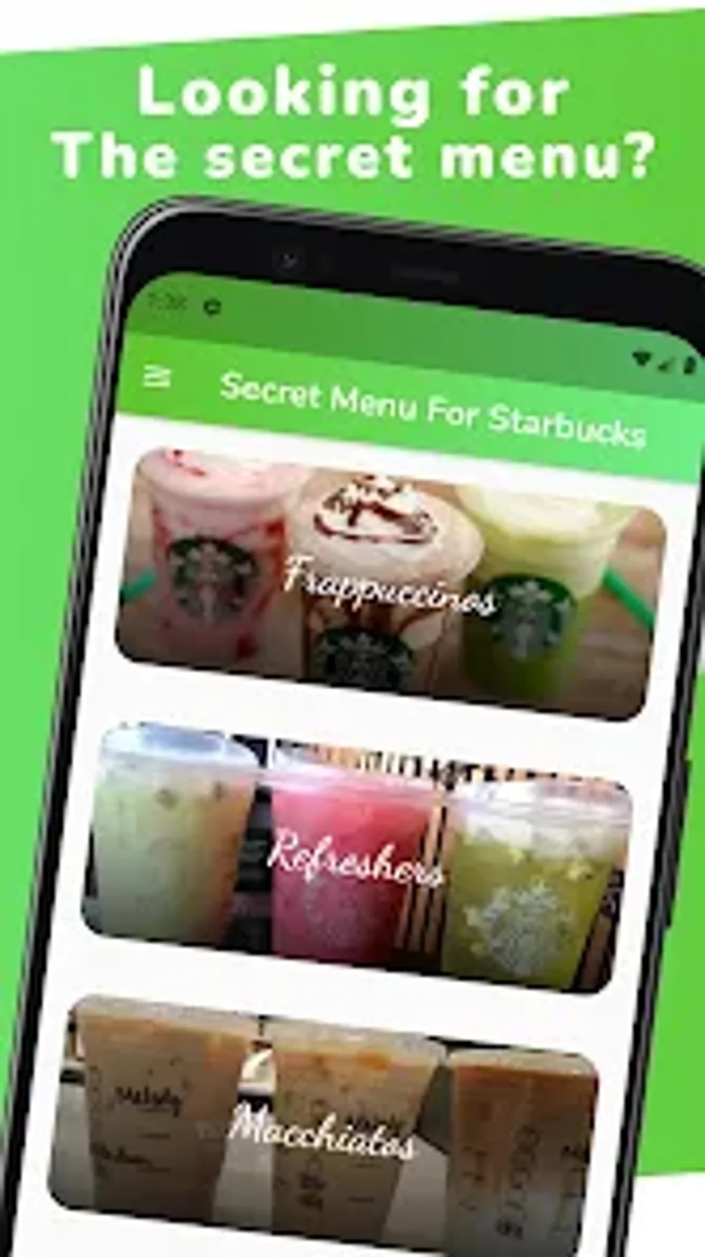 Secret Menu for Starbucks für Android - Download